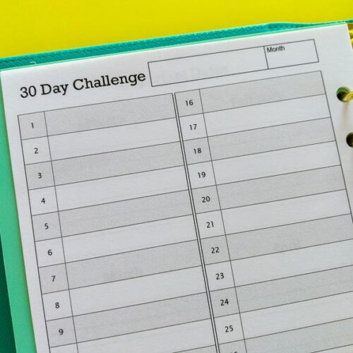 How to plan a 30 day challenge in 7 steps • My Idle Moments