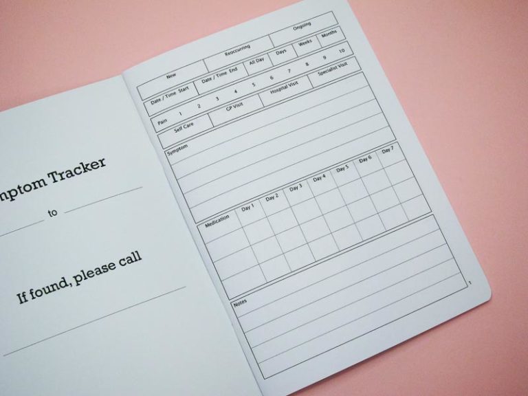 Medical Diary Notebook • My Idle Moments