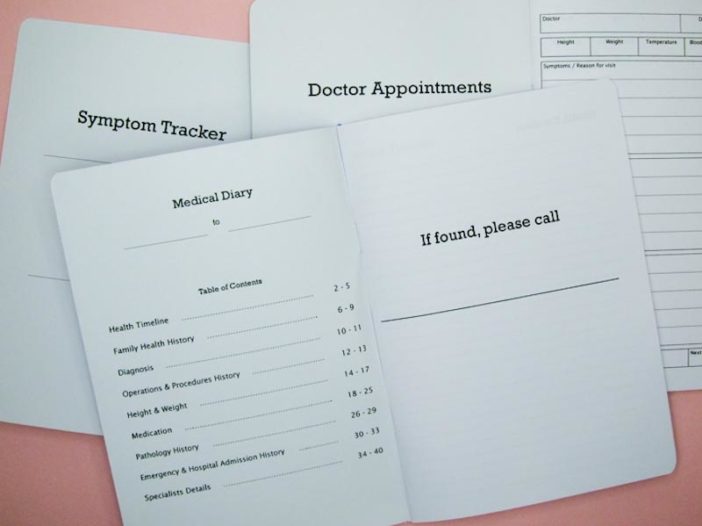 Medical Diary Notebook • My Idle Moments