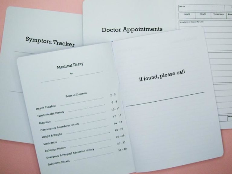 Medical Diary Notebook • My Idle Moments