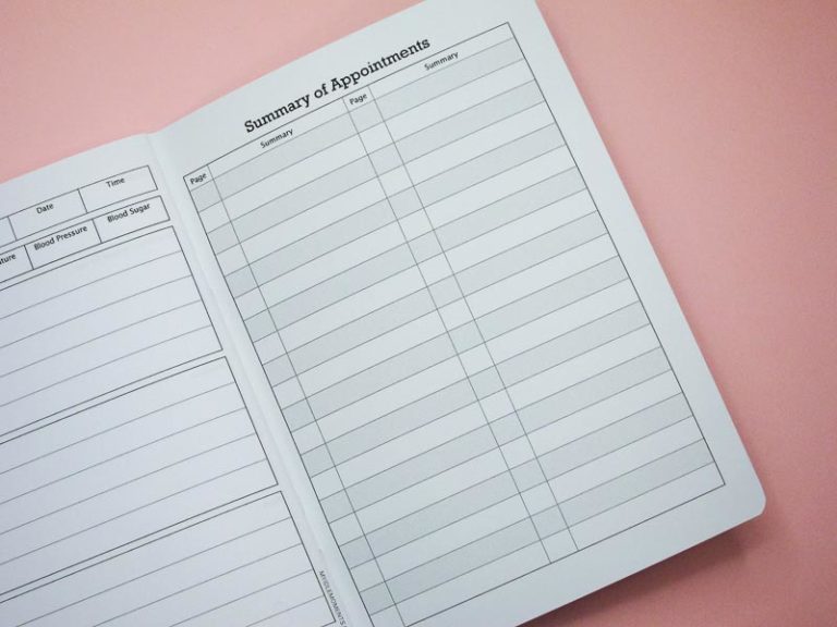 Medical Diary Notebook • My Idle Moments