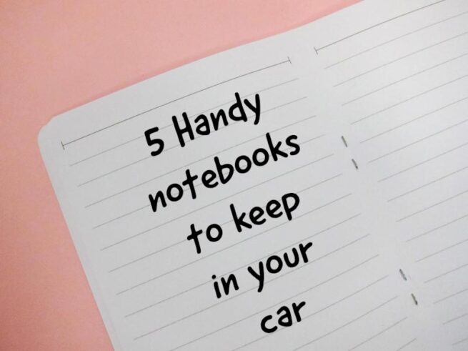 5 Handy Notebooks to Keep in Your Car • My Idle Moments