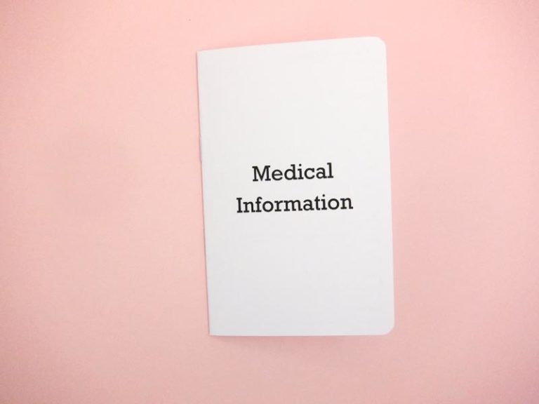 Medical Information Notebook • My Idle Moments