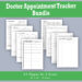 Doctor Appointment Tracker Bundle • My Idle Moments